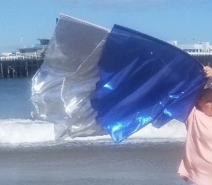 Silver Flags Silver Worship Flags Silver Praise Flags | Etsy