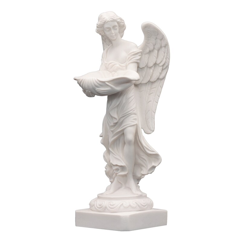 Handmade Alabaster Angel Statue 9.45 In - Etsy