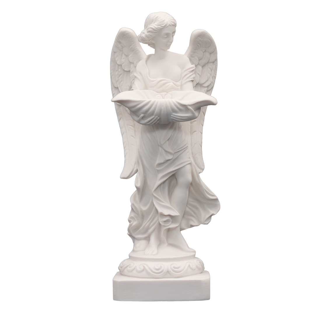 Handmade Alabaster Angel Statue 9.45 In - Etsy