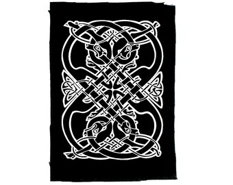 Saxon Back Patch - Etsy