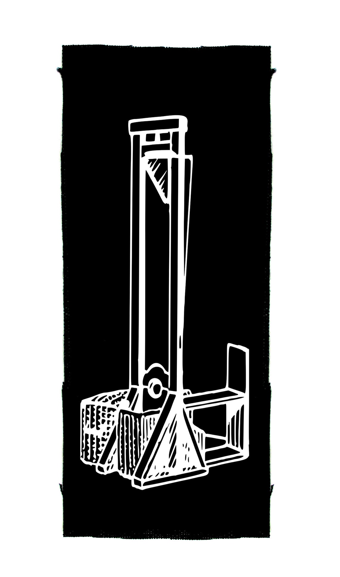 Guillotine/occult Patch/ Long Sew on Patch/ Back Patch/ - Etsy