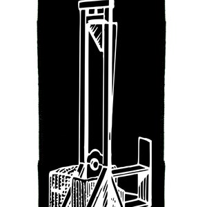 Guillotine/occult Patch/ Long Sew on Patch/ Back Patch/ Occultism ...