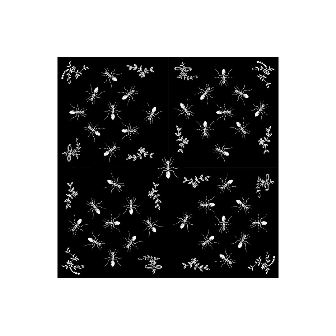 Picnic /18x18 Inch Bandana/ Hand Made Grimoria Bandana/ Wrist - Etsy UK