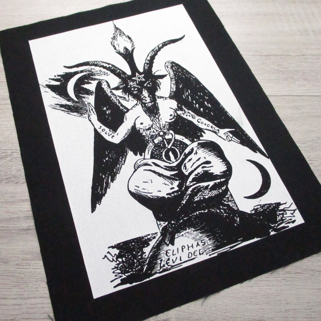 Baphomet/ Multiple Sizes/ Back Patch/ Occult Patch/ Big Back Patch/ Sew on Patch/ Occultism ...