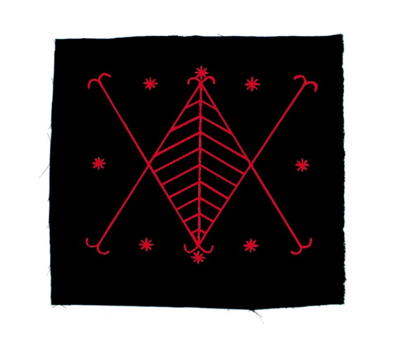 Ayizan Veve/ Voodoo Patch/ Occult Patch/ Large Sew on Patch/ - Etsy