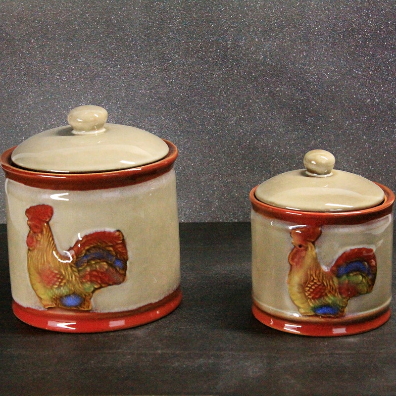 Rooster Canister - Etsy