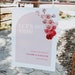 Red and Pink Floral Wedding Welcome Sign Template, Hot Pink Flowers ...