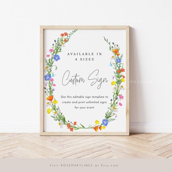 Spring Wedding Signs - Etsy