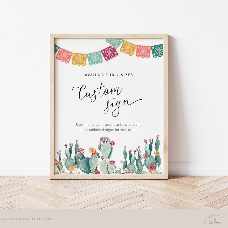Fiesta Signage - Etsy