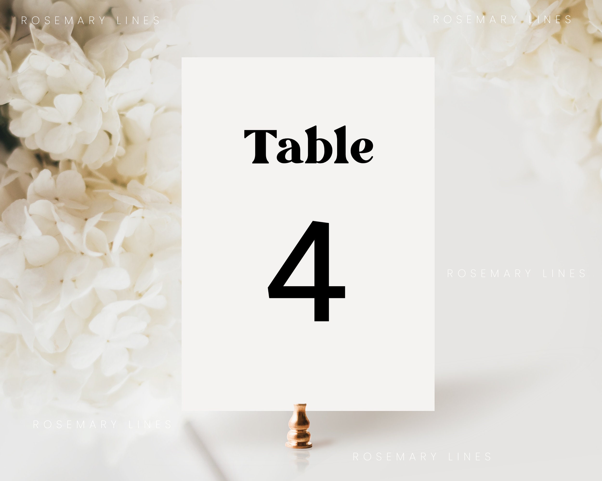 Modern Retro Table Number Template Boho 70's Wedding - Etsy