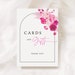 Hot Pink Cards and Gifts Template, Red and Pink Floral Wedding Gifts ...