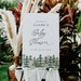 Pine Trees Baby Shower Welcome Sign Template Winter Baby - Etsy