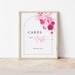Hot Pink Cards and Gifts Template, Red and Pink Floral Wedding Gifts ...