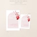 Red and Pink Floral Wedding Welcome Sign Template Hot Pink - Etsy