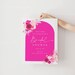 Hot Pink Bridal Shower Welcome Sign Template, Blush Bubblegum Pink ...