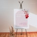 Red and Pink Floral Wedding Welcome Sign Template Hot Pink - Etsy