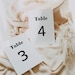 Modern Retro Table Number Template Boho 70's Wedding - Etsy