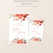 Coral Wedding Welcome Sign Template, Vibrant Orange Peach Floral ...