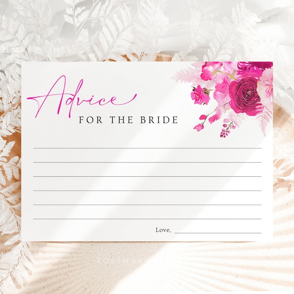 Advice For The Bride Etsy
