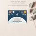 Outer Space Birthday Thank You Card Template, Galaxy Solar System Thank ...