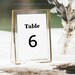 Modern Retro Table Number Template Boho 70's Wedding - Etsy