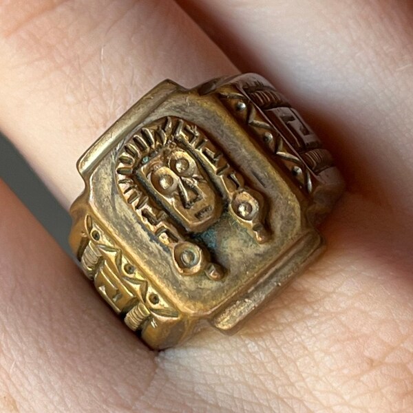 Mexican Biker Ring - Etsy