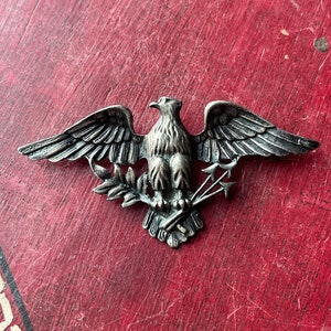 Vintage US Military Sterling Silver Eagle Seal Pin Brooch - Etsy