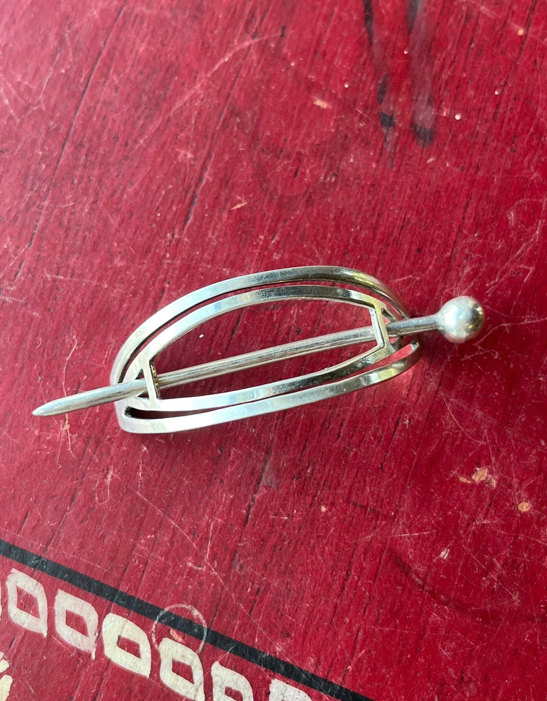 Vintage Mexican Sterling Silver Hair Pin - Etsy