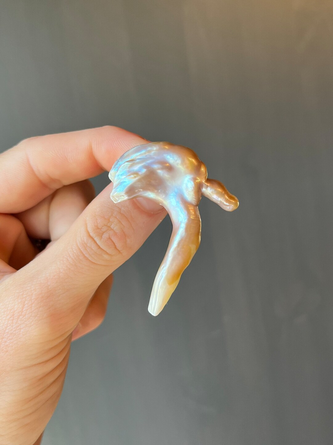 Vintage 14K Gold Baroque Pearl Pin Brooch - Etsy