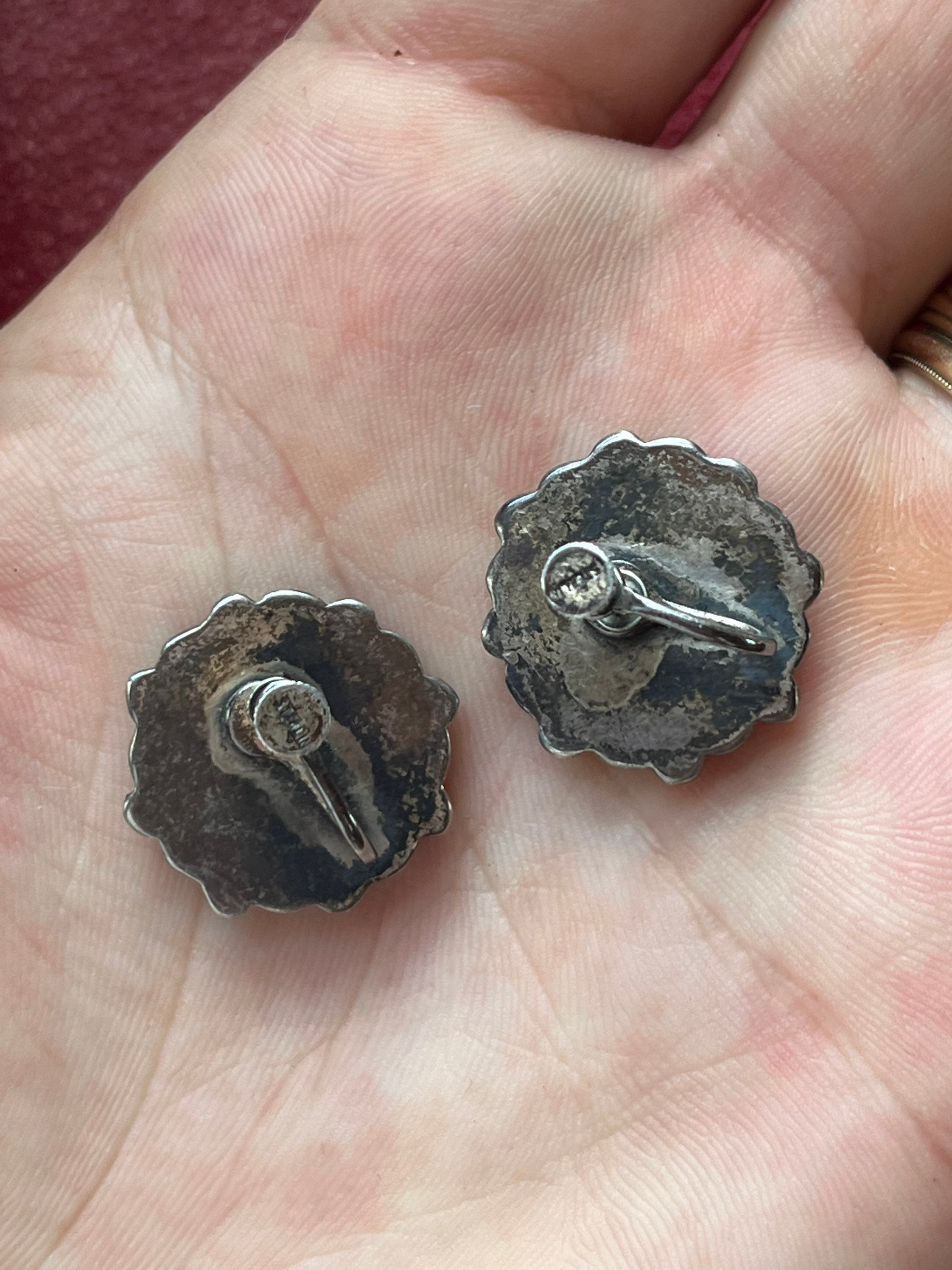 Vintage Native American Old Pawn Sterling Silver Turquoise - Etsy