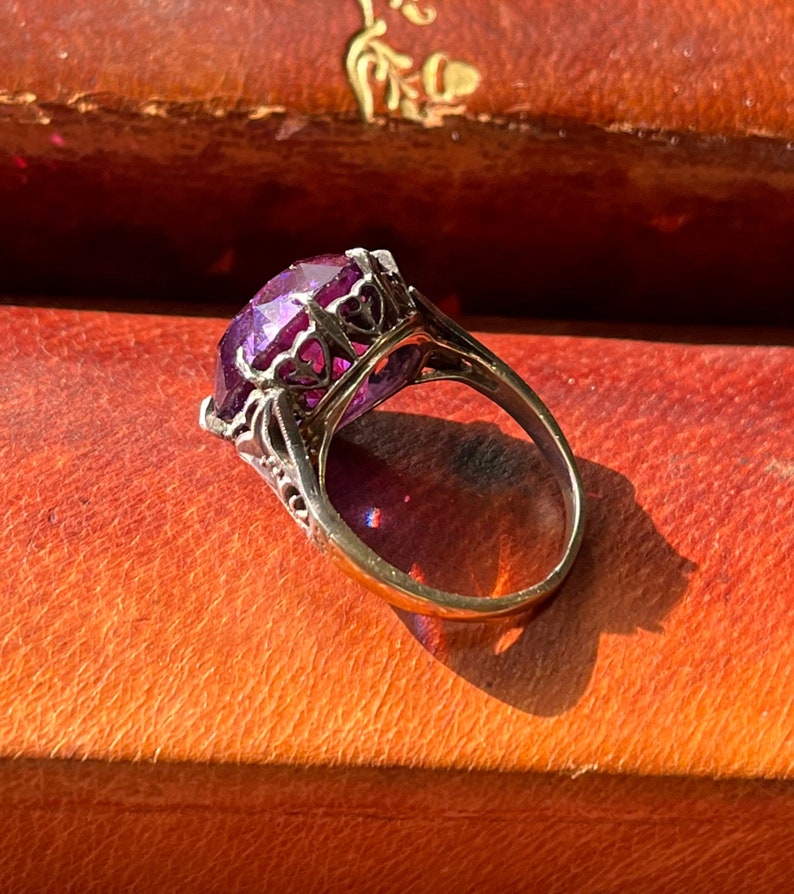 Sz 4 ~ Vintage 10k Gold & Mexican Alexandrite Ring - Etsy