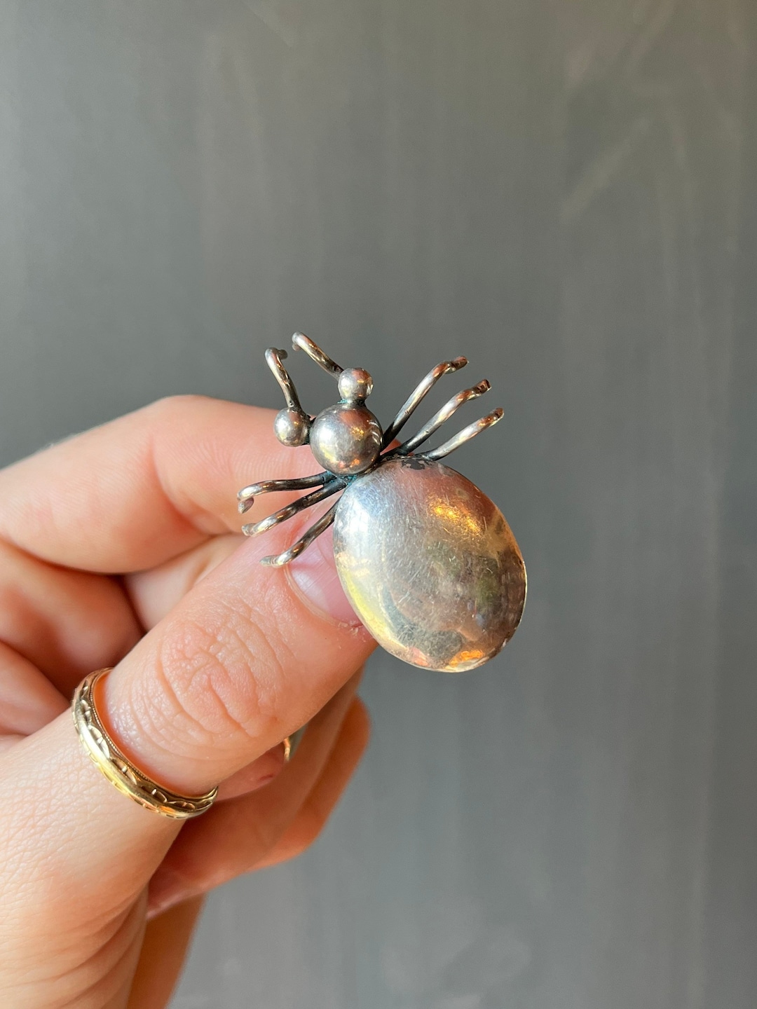 Vintage Native American Sterling Silver Insect Bug Pin Brooch - Etsy