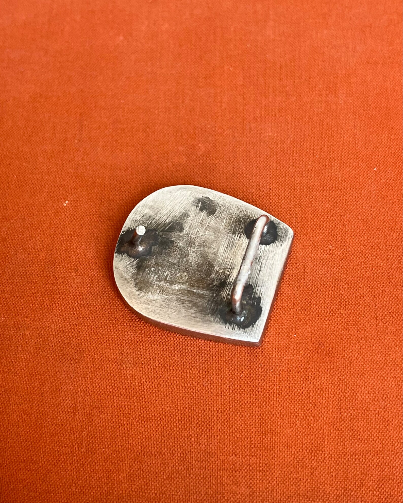 Vintage Mid-century Native American Sterling Silver & Turquoise Slab ...