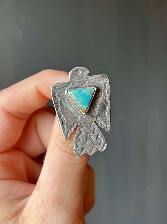 Cloisonné THUNDERBIRD BROOCH pin, elemental copper fu… - Gem