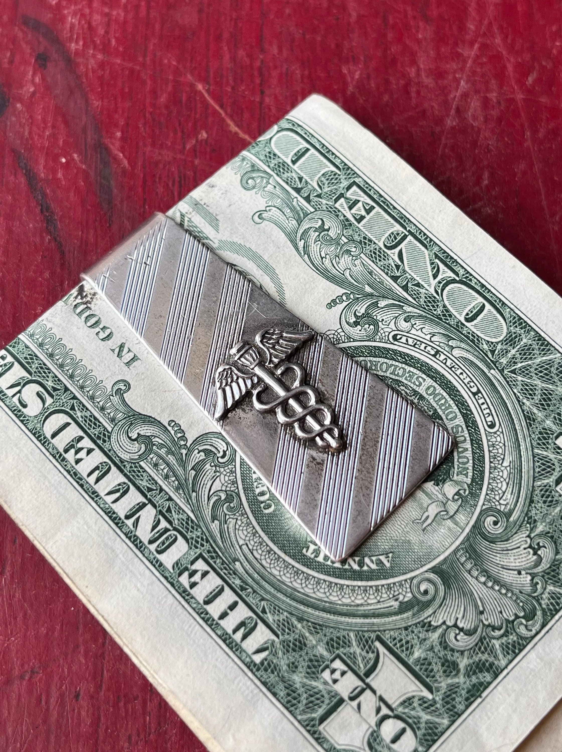 Vintage Mid-century Medical Caduceus Snake Wells Sterling - Etsy