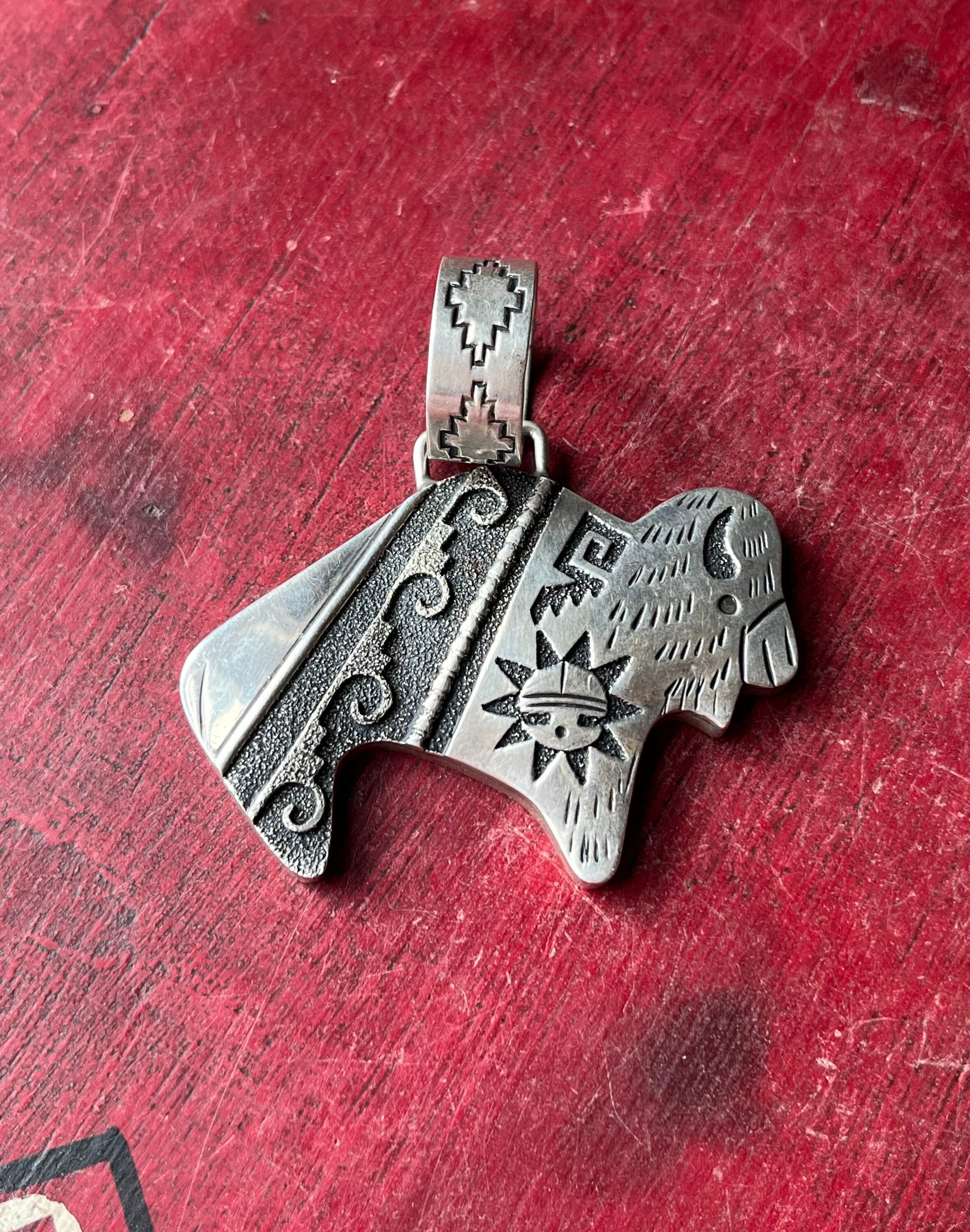 Vintage Native American Navajo Thomas Singer Sterling Silver - Etsy