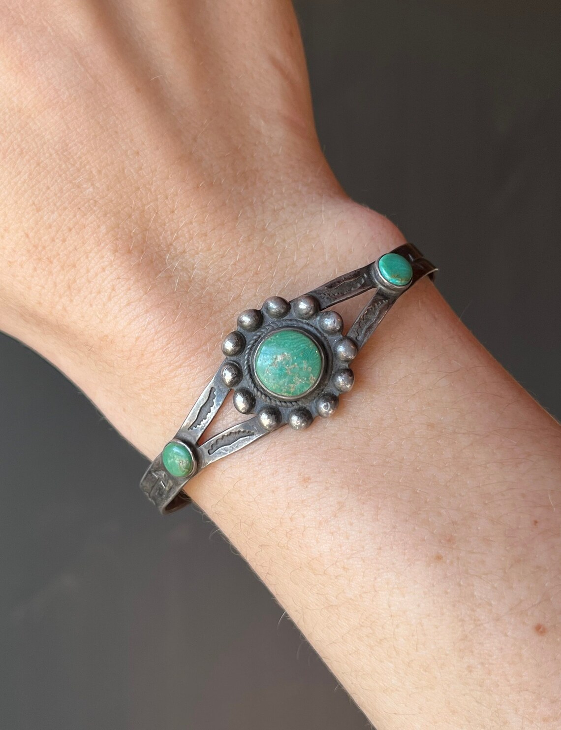 Vintage Native American Fred Harvey Era Sterling Silver & - Etsy