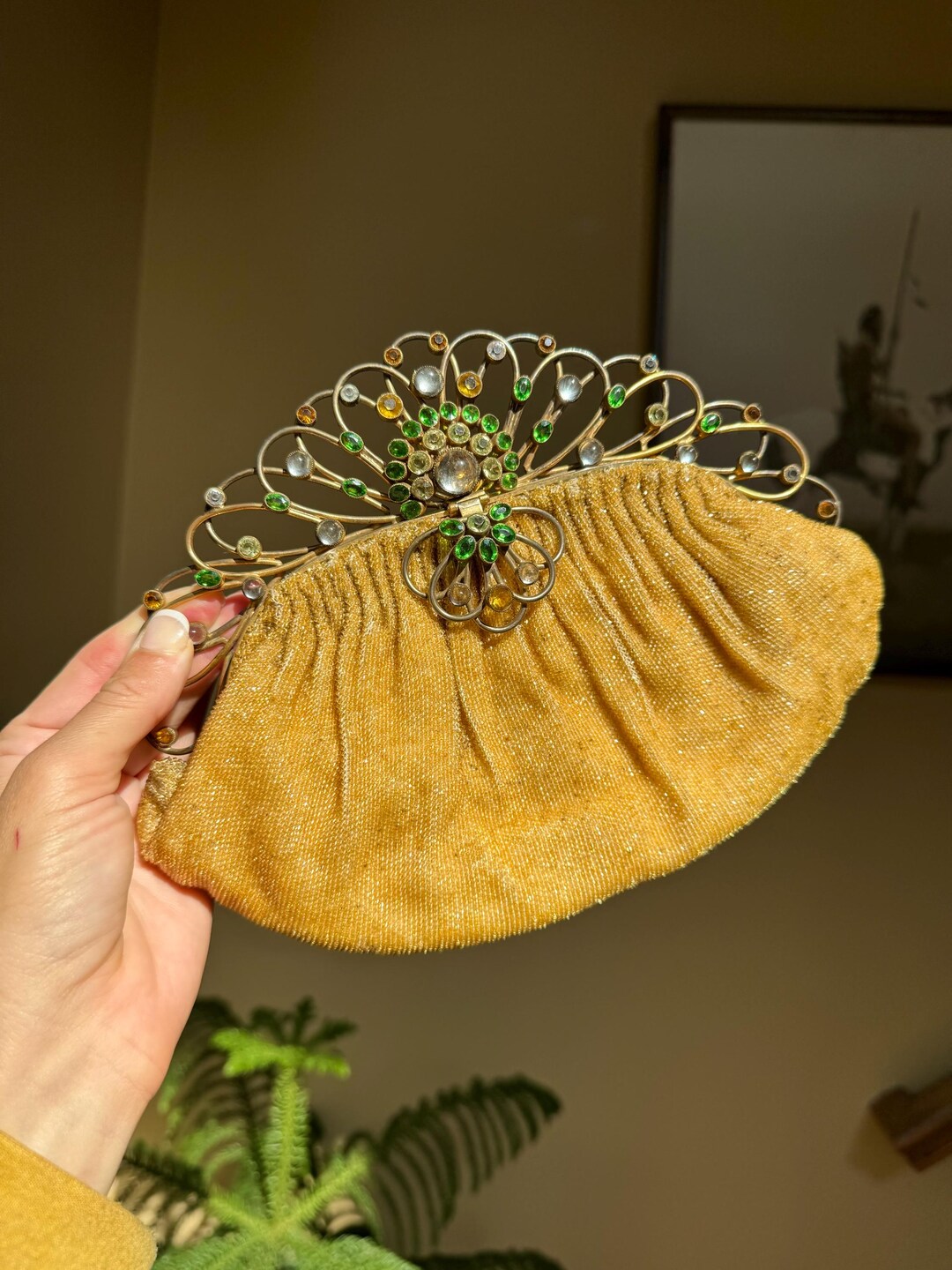 Vintage 1940’s Josef French Canary Yellow Hand Beaded Clutch Purse - Etsy