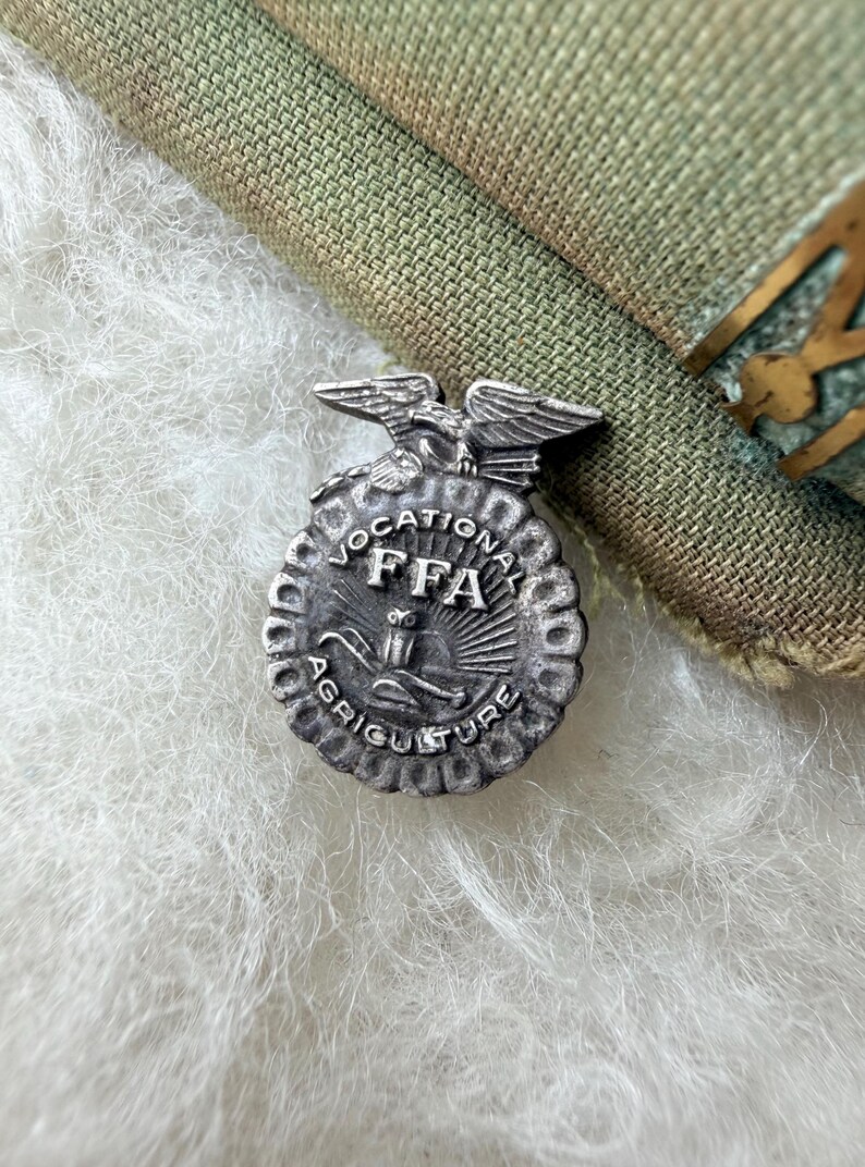 Vintage FFA Agriculture Sterling Silver .925 Pin Brooch - Etsy