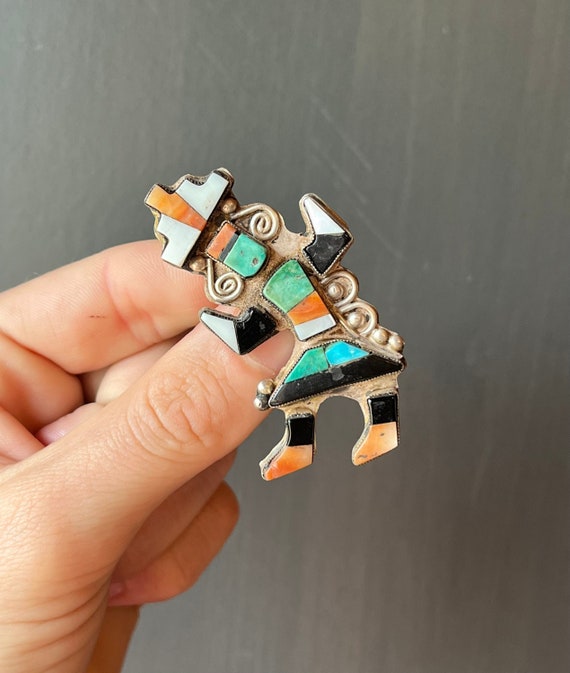 vintage zuni knife dancer - Gem