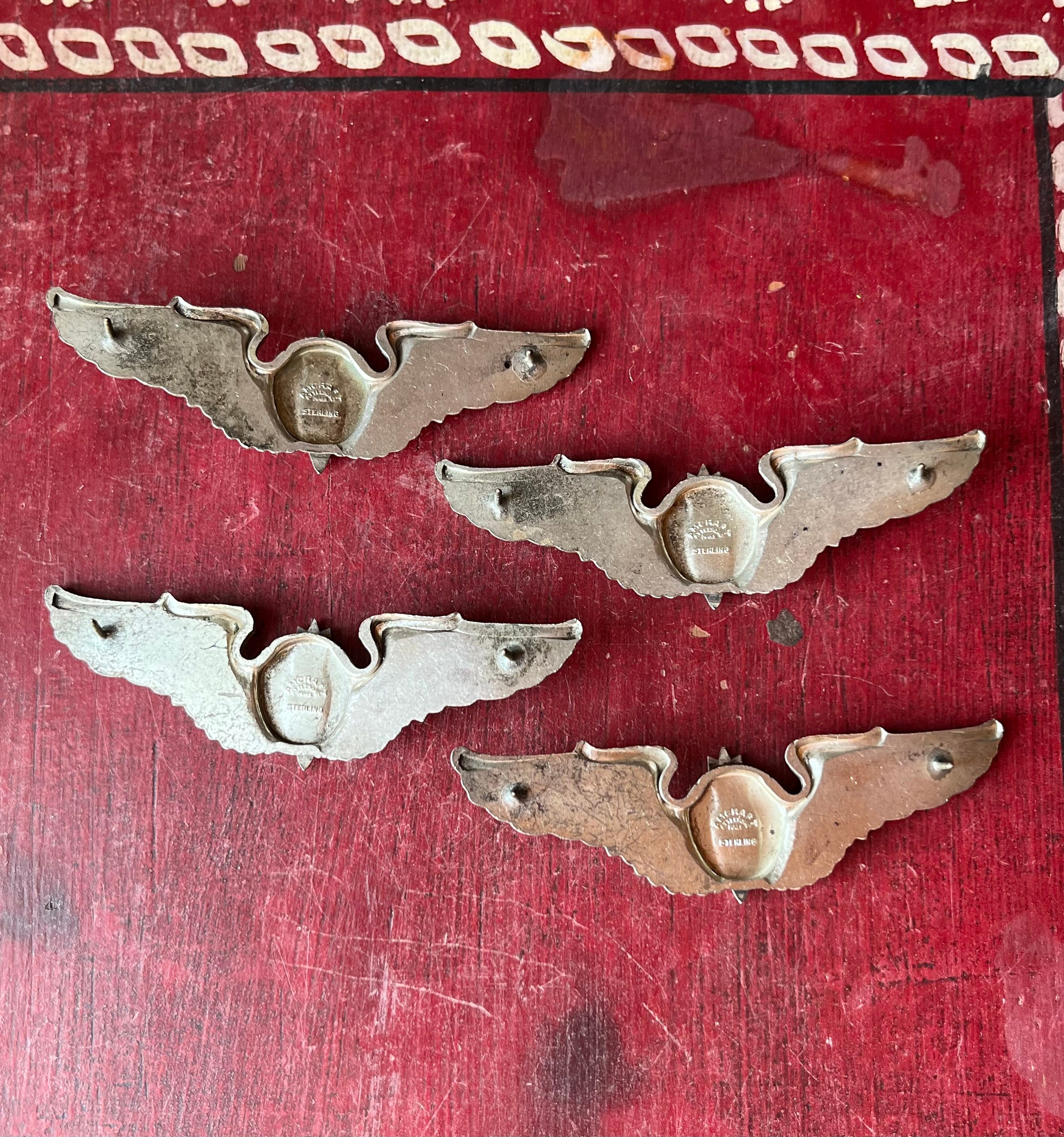 Antique World War II Army Air Force Bomber Sterling Silver AMCRAFT ...