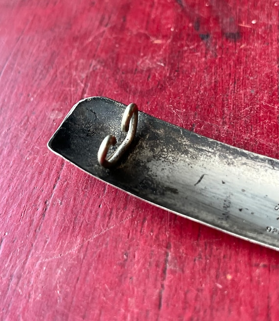 Vintage Mexico Taxco Sterling Silver Hair Barrette Cl… - Gem