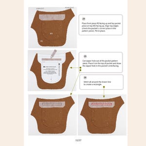 Waist Bag PDF Sewing Pattern, Hip Bag, Belt Bag, Travel Hip Bag ...