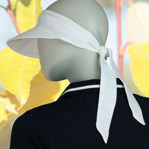 Linen Sun Visor Pdf Sewing Pattern, Wrap Visor, Tie up Visor, Sun Visor ...