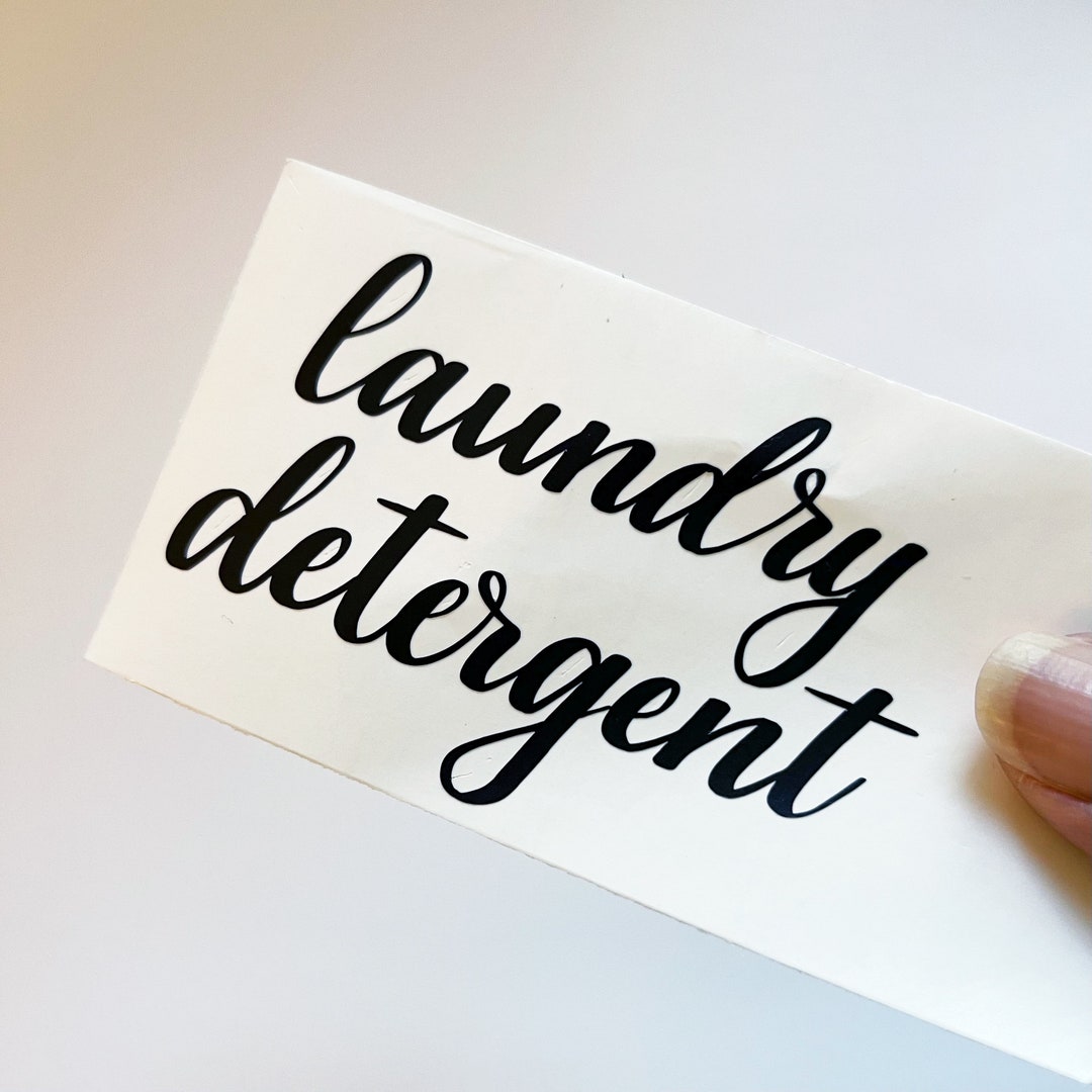 Laundry Detergent Laundry Room Organization Storage Labels Custom ...