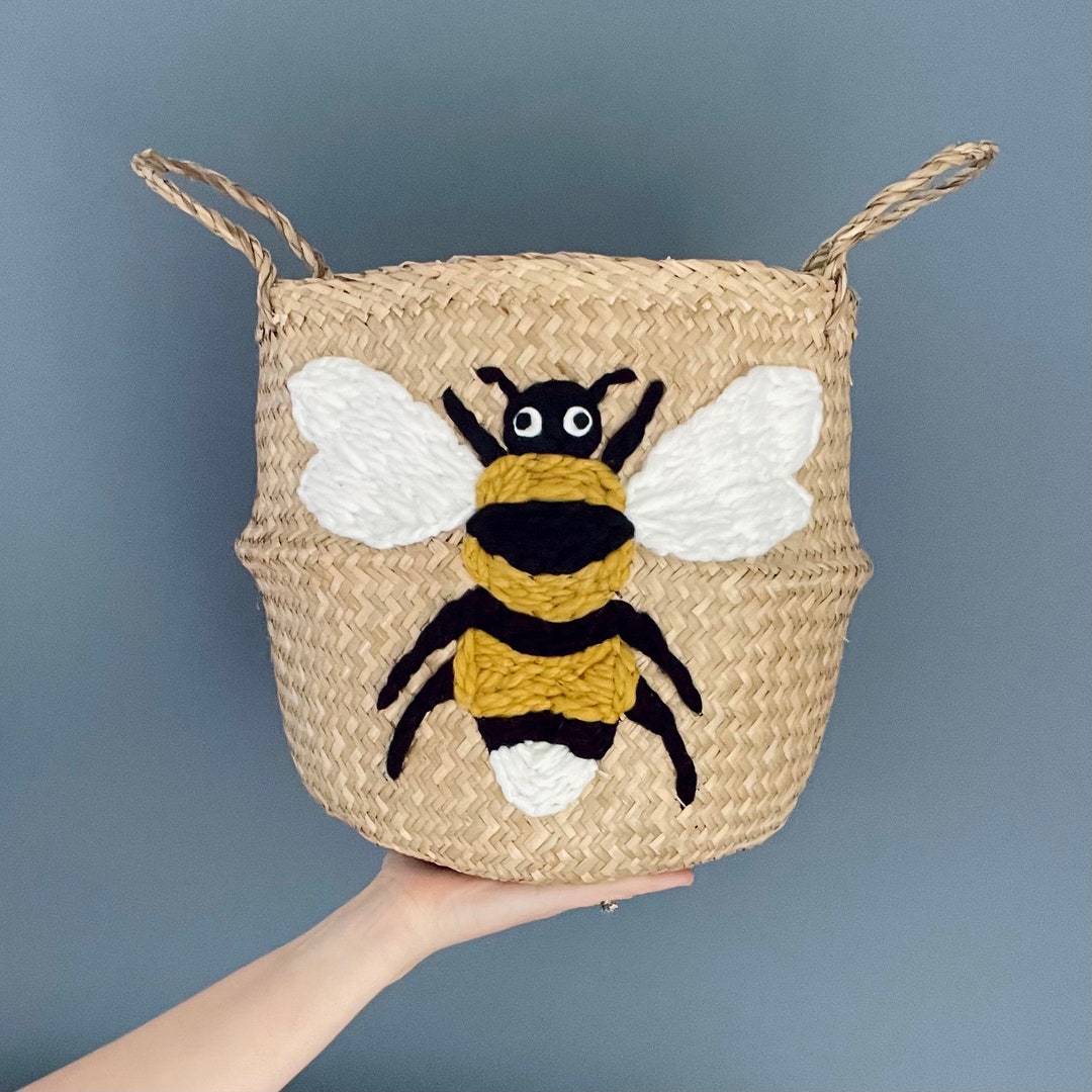 Bumble Bee Belly Basket Manchester Bee Handmade by Bellybambino - Etsy