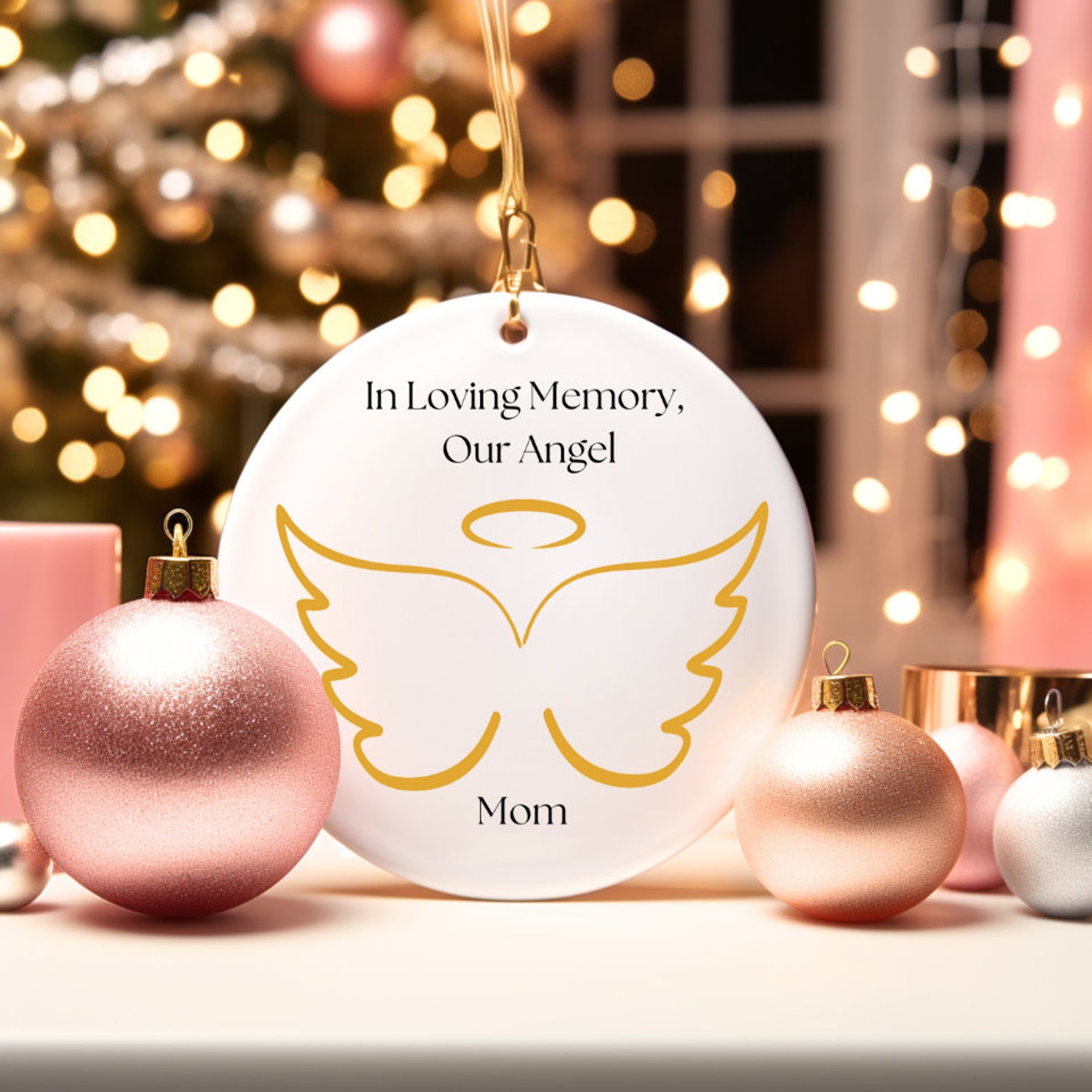 Memorial Ornament-memorial Christmas Ornament-personalized - Etsy