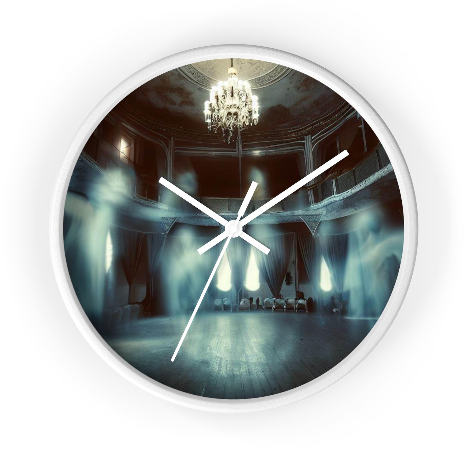 Haunted Mansion Clock-haunted House Clock-ghost Clock-halloween Ghost ...