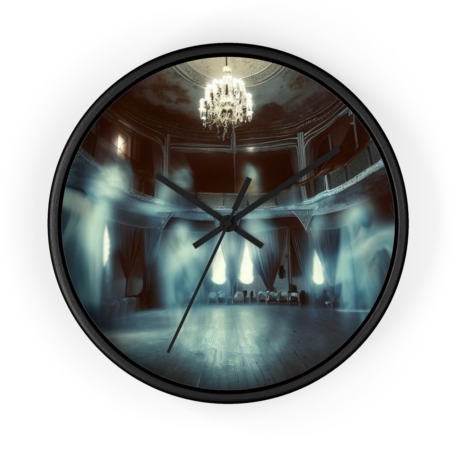 Haunted Mansion Clock-haunted House Clock-ghost Clock-halloween Ghost ...