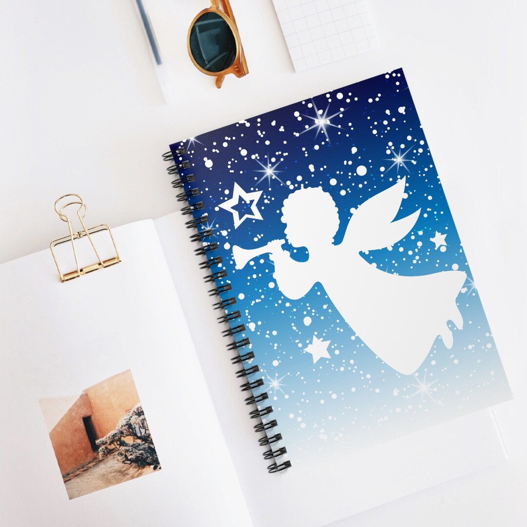 Spiral Notebook-angel Notebook-angel Journal-memory Journal-dream ...